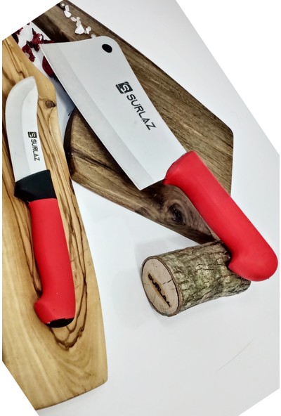 SürLaz Satır Bıçak Seti Et, Kemik Kırma Satırı + Et Yüzme Bıçağı Kasap Seti SürLaz Satır Bıçak Seti Et, Kemik Kırma Satırı + Et Yüzme Bıçağı Kasap Seti