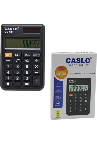 Caslo Casıo Hesap Makinası CS-100 Caslo Casıo Hesap Makinası CS-100
