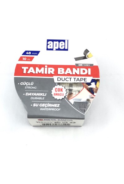 Apel Tamir Bandı 48 mm x 10 M Gri Apel Tamir Bandı 48 mm x 10 M Gri