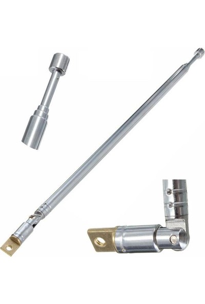 Polaxtor Radyo Anteni Çubuk Teleskopik Anten 34CM NO13