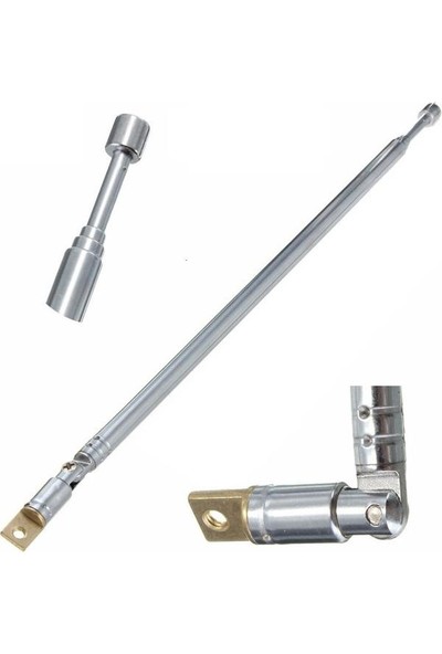 Radyo Anteni Çubuk Teleskopik Anten 42 cm No4