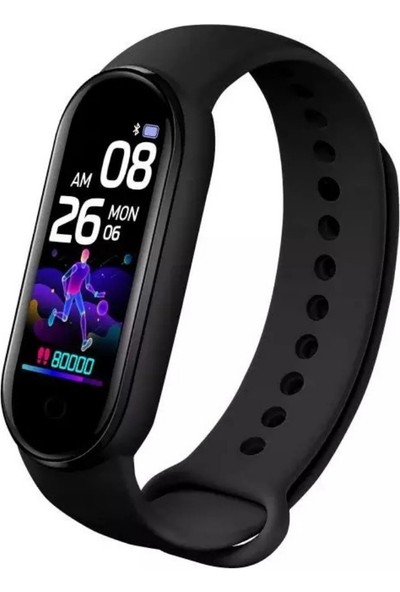 Centechia M5 Mi Akıllı Saat-Siyah Siyah