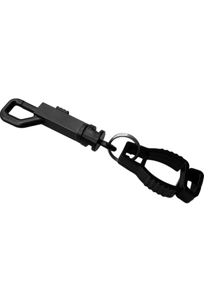 Homyl Güvenlik Klip Kelepçe Tutucu Askı Siyah (Yurt Dışından)