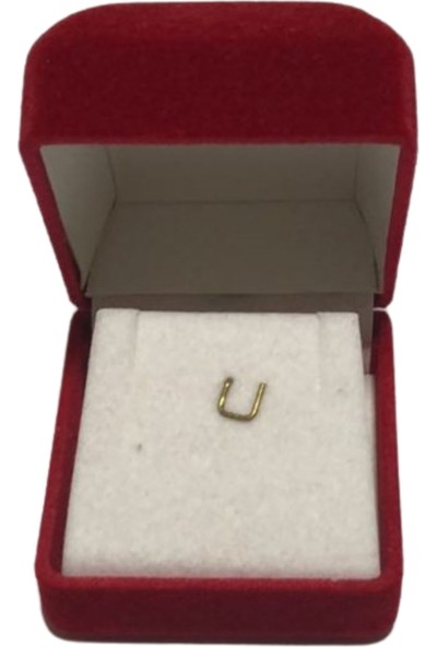 Özer Kutu Kadife Kırmızı Küpe Kutusu Özer Kutu Kadife Kırmızı Küpe Kutusu