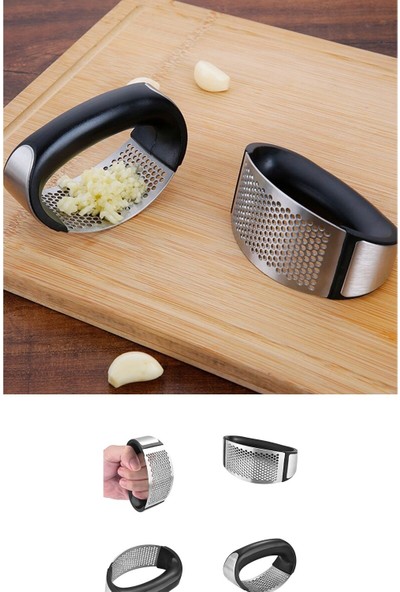 Qniay Lüx Sarımsak Ezici Paslanmaz Çelik