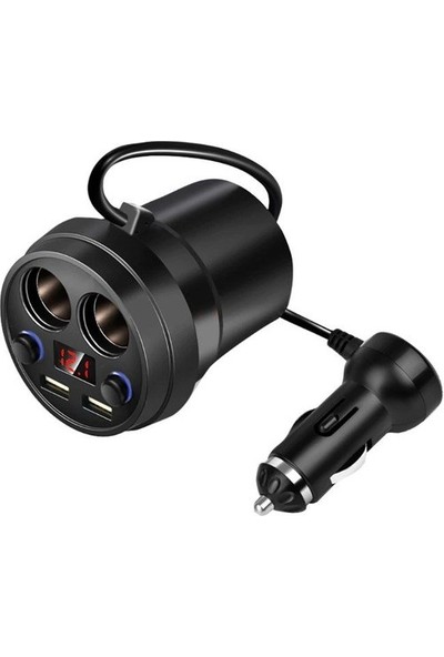 Kai Araç İçi Bardaklık Çakmaklık ve USB Çoğaltıcı