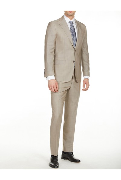 Bisse Sivri Yaka Regular Fit Takım Elbise