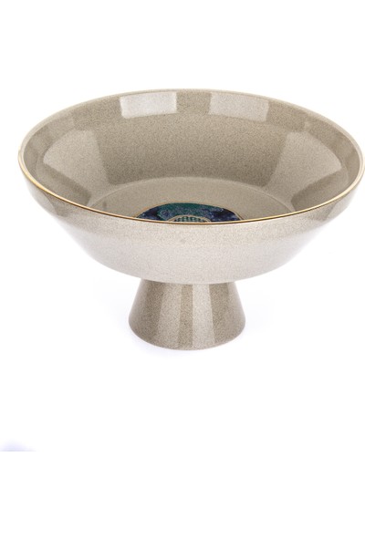 Marianna Boncuk Ayaklı Meyvelik Bol Kase 14 cm Marianna Boncuk Ayaklı Meyvelik Bol Kase 14 cm