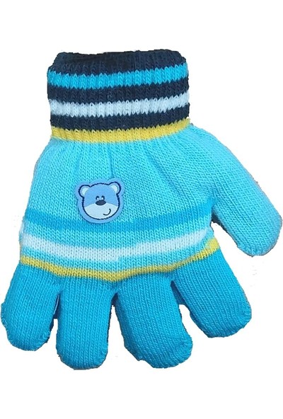Prahar 9034 Erkek Bebek Eldiveni 1-3 Yaş Mavi Ayıcıklı Prahar 9034 Erkek Bebek Eldiveni 1-3 Yaş Mavi Ayıcıklı
