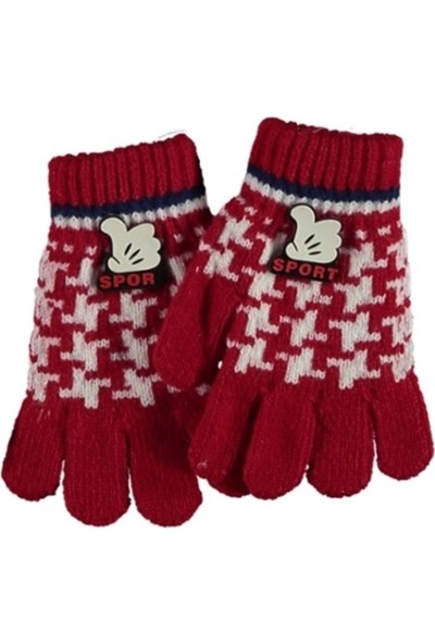 Prahar 3950 Erkek Bebek Eldiveni 1-3 Yaş - Kırmızı Prahar 3950 Erkek Bebek Eldiveni 1-3 Yaş - Kırmızı