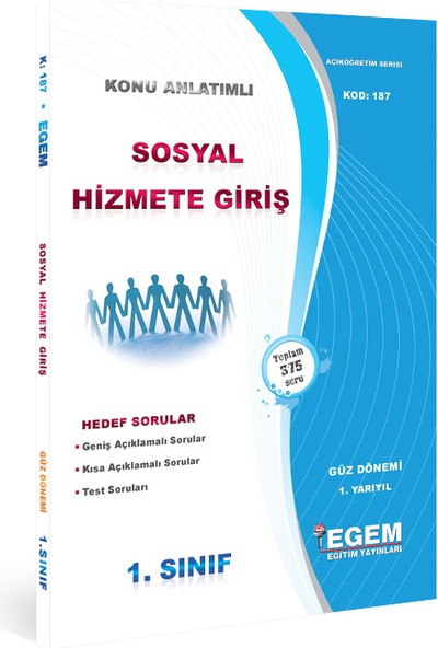 Egem Yayınları Sosyal Hizmete Giriş