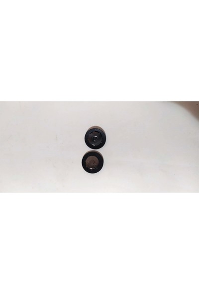 Deryaca Fikirler Çanta Çıtçıtı Deri Dikmeli Yuvarlak Siyah