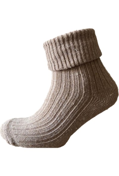 On My Way Onmyway Sara Lambswool Kışlık Kadın Yünlü Çorap 36-41