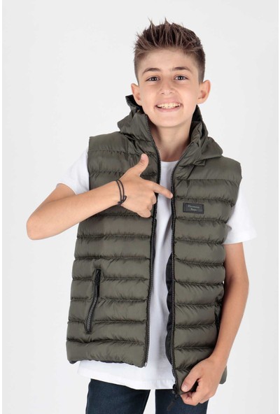 Ahenk Kids 215051 Kapşonlu Şişme Yelek