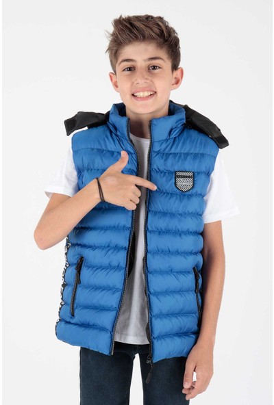 Harmony Boys 213839 Şeritli Kapşonlu Yelek Harmony Boys 213839 Şeritli Kapşonlu Yelek