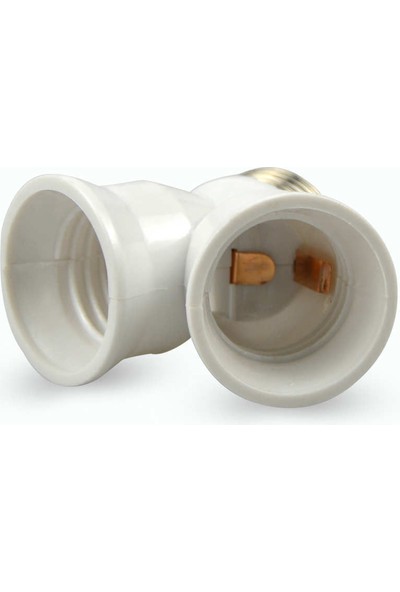 Rohs E27 Duy Çoğaltıcı - Lamba Duy Çoklayıcı 2li Duy - E 27 2 In 1 Ampul Duy - E27 Duy Çoklayıcı Rohs E27 Duy Çoğaltıcı - Lamba Duy Çoklayıcı 2li Duy - E 27 2 In 1 Ampul Duy - E27 Duy Çoklayıcı