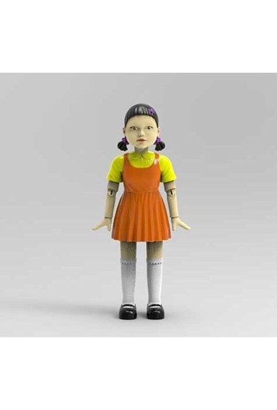 3D Ekspres Squıd Game Kalamar Oyunu Bebek Büst Figür 3D Ekspres Squıd Game Kalamar Oyunu Bebek Büst Figür