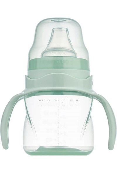 Mamajoo Kulplu Eğitici Bardak 160 ml / Powder Green Mamajoo Kulplu Eğitici Bardak 160 ml / Powder Green
