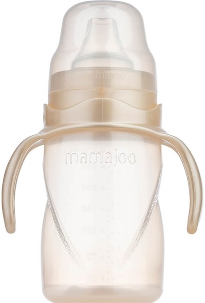 Mamajoo Kulplu Eğitici Bardak 270 ml / Pearl Mamajoo Kulplu Eğitici Bardak 270 ml / Pearl