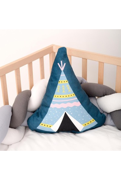 İnstababyrooms Çadır Desenli Uyku Arkadaşı Dijital Baskılı Dekoratif Yastık