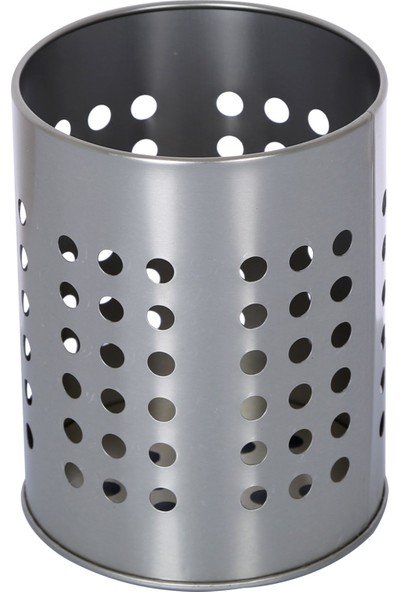 Plushome Paslanmaz Çelik Metal Silindir Delikli Kaşıklık