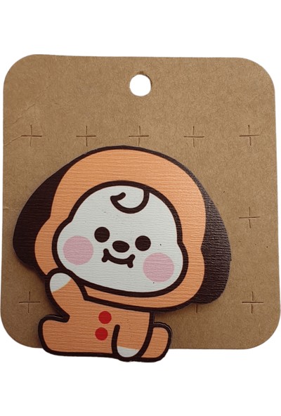 Ororabutik Bts BT21 Chımmy Ahşap Broş Ororabutik Bts BT21 Chımmy Ahşap Broş