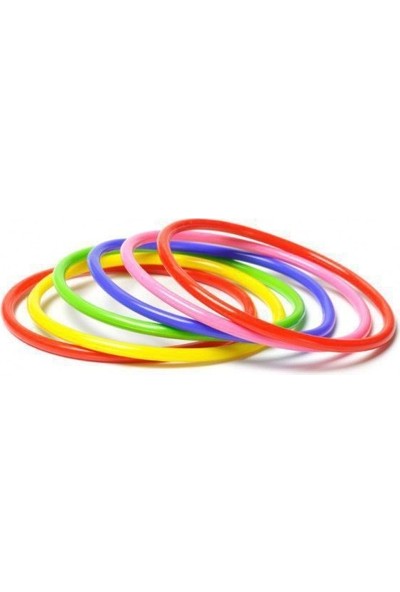 Neler Geldi Neler 10 Adet 48 cm Hulohop Renkli Holo Hop Bel Inceltici Jimnastik Çemberi Egitici Çember