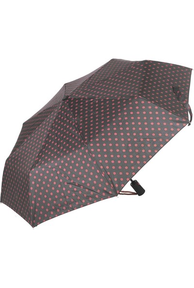 Marlux Siyah Kırmızı Tam Otomatik Kadın Şemsiye