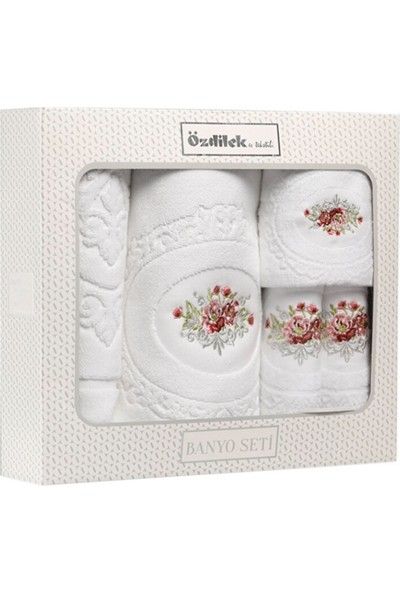 Özdilek Banyo Seti Damasco Beyaz