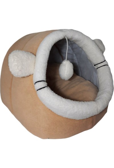 Nerotex Kahverengi Kulaklı Alaska Kedi Evi Yuvası Mağara Nerotex Kahverengi Kulaklı Alaska Kedi Evi Yuvası Mağara