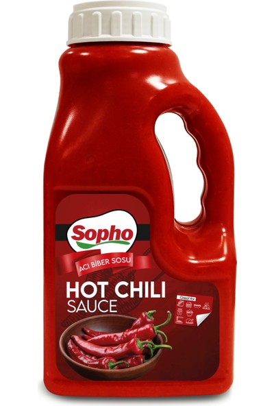 Sopho Hot Chili Sauce 2,15 kg (Acı Biber Sosu) Sopho Hot Chili Sauce 2,15 kg (Acı Biber Sosu)
