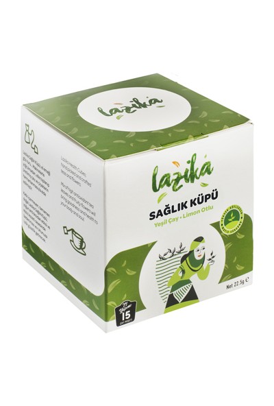 Lazika Sağlık Küpü El Emeği Yeşil Çay ve Limon Otu