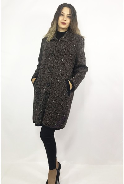 Dinçerler Tekstil Kadın Yakalı Hırka Dinçerler Tekstil Kadın Yakalı Hırka