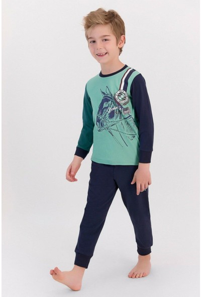 U.s. Polo Assn. Erkek Çocuk Pijama Takımı US918-4 22K