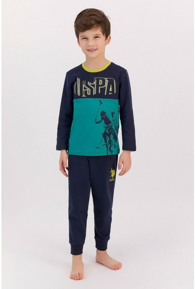 U.s. Polo Assn. Erkek Garson Pijama Takımı US907-G 22K U.s. Polo Assn. Erkek Garson Pijama Takımı US907-G 22K