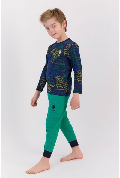 U.s. Polo Assn. Erkek Çocuk Pijama Takımı US905-4 22K