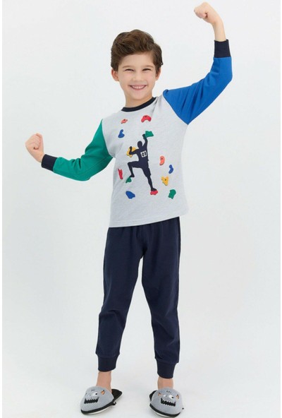 ROLY POLY Rolypoly Erkek Çocuk Pijama Takım RP2510-G 22K ROLY POLY Rolypoly Erkek Çocuk Pijama Takım RP2510-G 22K