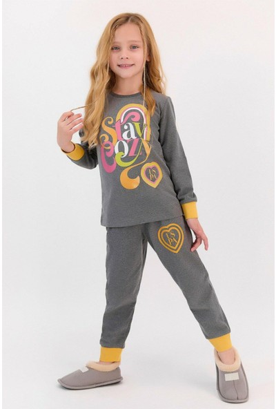 U.s. Polo Assn. Kız Garson Pijama Takımı US966-G 22K U.s. Polo Assn. Kız Garson Pijama Takımı US966-G 22K