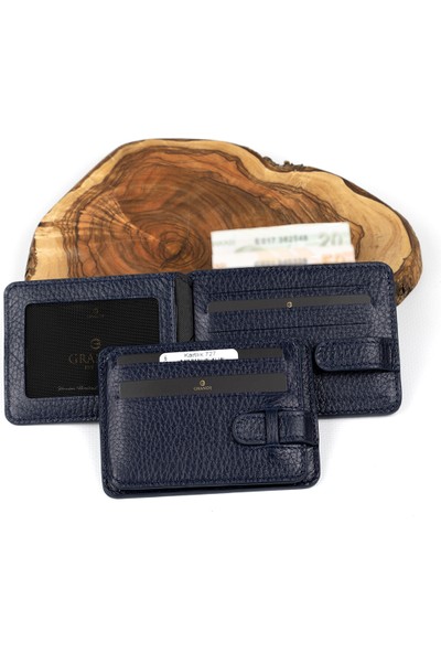 Grande 727 Hakiki Deri Erkek Kartlık