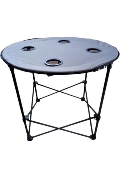 Evnovi Katlanır Kamp Masası Yuvarlak