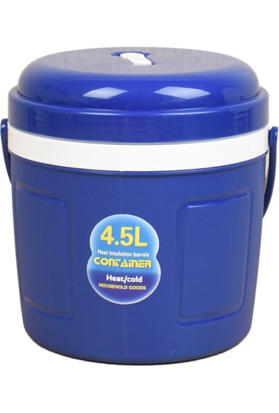 Lovoski Araba Yalıtımlı Kova Yaz Seyahat Sızdırmaz Içecek Soğutucu - 4.5 Lt Mavi (Yurt Dışından)