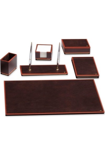 Tabac 440-45 Classic Hakiki Deri Sümen Takımı Bordo Çester