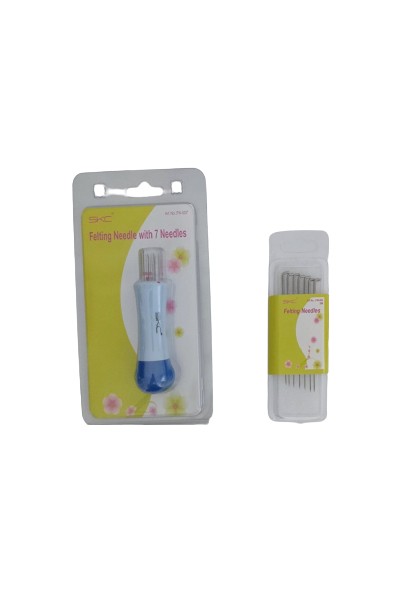 Skc Yün Keçe Set Skc Marka 7 Li Iğne, 7 Li Yedek ve 26 Renk Keçe Yünü (Large) Skc Yün Keçe Set Skc Marka 7 Li Iğne, 7 Li Yedek ve 26 Renk Keçe Yünü (Large)