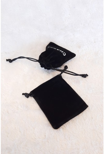 Palmiero Siyah 50 Adet Kadife Kese