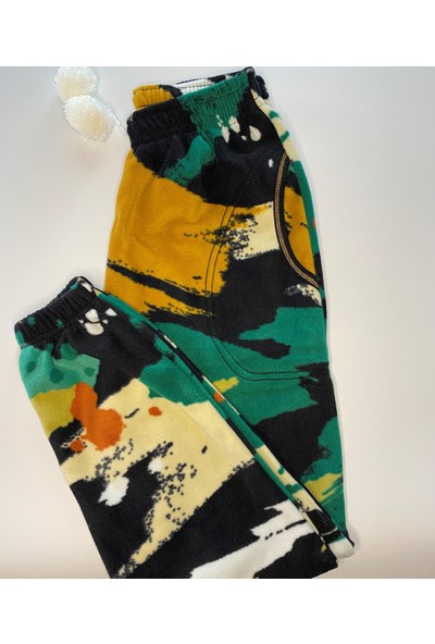 Bies Tekstil Kadın Yumuşak Polar Bilek Manşetli/lastikli Cepli Pijama Tek Alt Bies Tekstil Kadın Yumuşak Polar Bilek Manşetli/lastikli Cepli Pijama Tek Alt