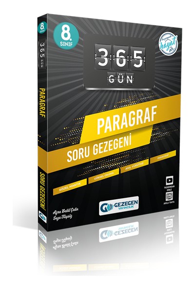 Gezegen Yayıncılık 8. Sınıf LGS Paragraf 365 Gün Soru Gezegeni Gezegen Yayıncılık 8. Sınıf LGS Paragraf 365 Gün Soru Gezegeni