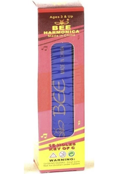 Kelebek Oyuncak Renkli Kutulu Mızıka - Mavi