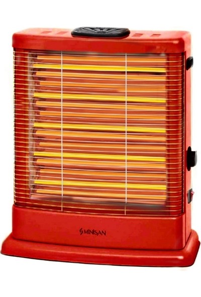 Minisan Ms 2500 Elektrikli Quartz Isıtıcı Şömine Tipi - 2500W Minisan Ms 2500 Elektrikli Quartz Isıtıcı Şömine Tipi - 2500W