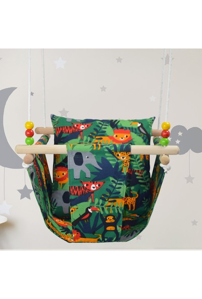 Berra Hayat Tavana Asılan Ev Tipi Bebek Çocuk Salıncak Basic Orman Berra Hayat Tavana Asılan Ev Tipi Bebek Çocuk Salıncak Basic Orman