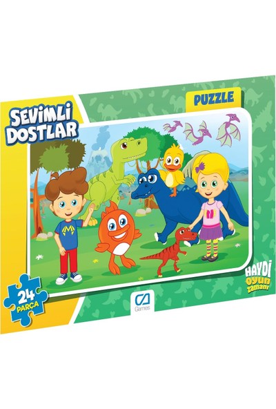 Ca Games Sevimli Dostlar Frame Puzzle 24 Parça Set Ca Games Sevimli Dostlar Frame Puzzle 24 Parça Set